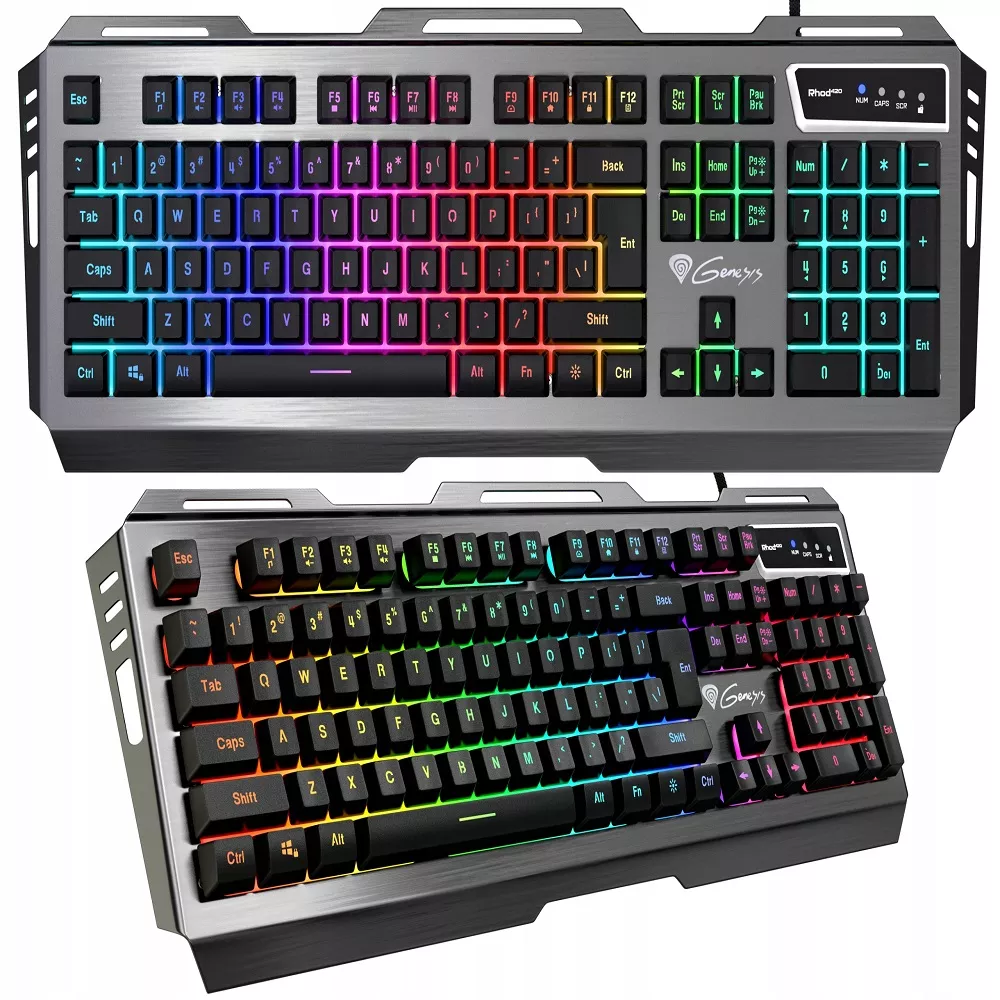 CLAVIER GAMER GENESIS RHOD 420 RGB BLACKLIGHT chez Alltec