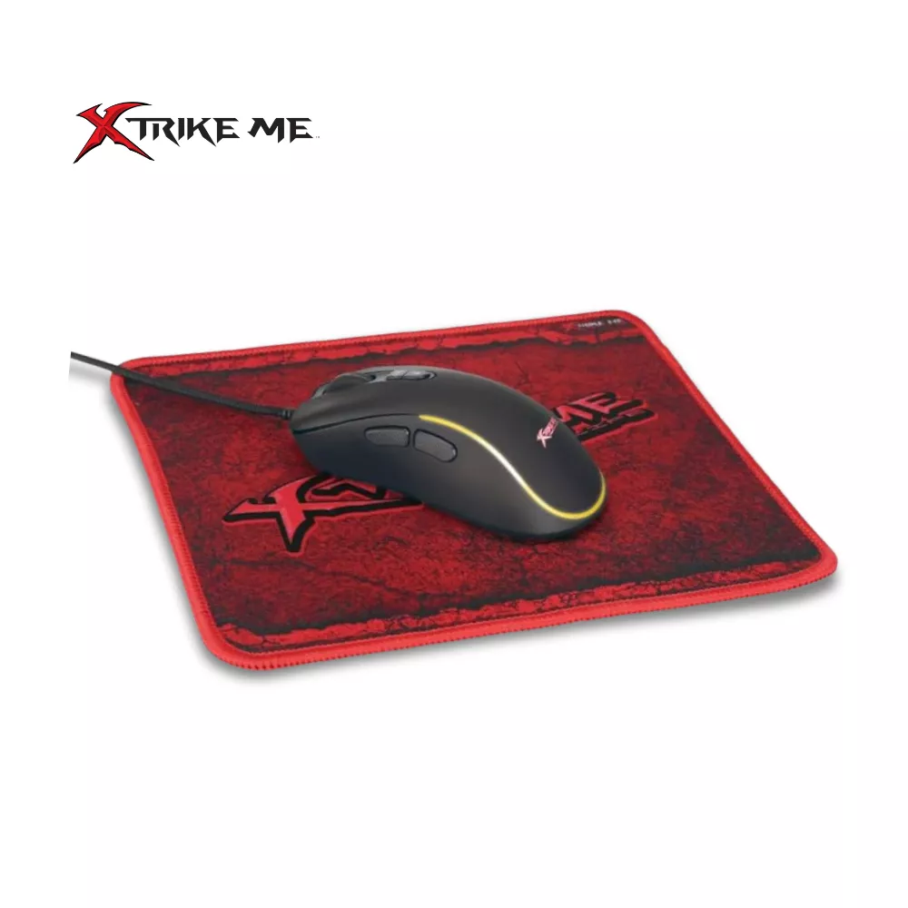 Ensemble Souris & Tapis Gamer XTRIKE ME chez Alltec
